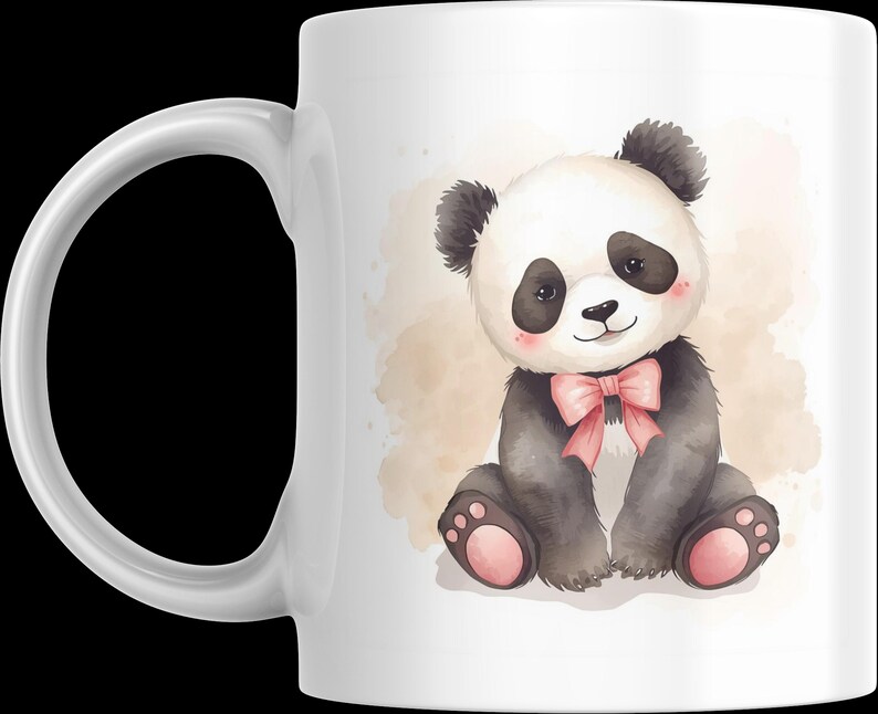 15 Cute Pandas Clipart PNG Bundle | Adorable Panda Illustrations |bear ...