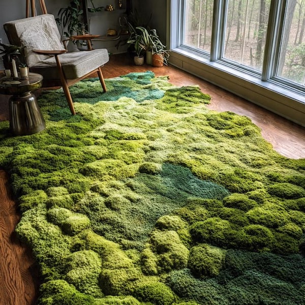Moss Rug - Etsy