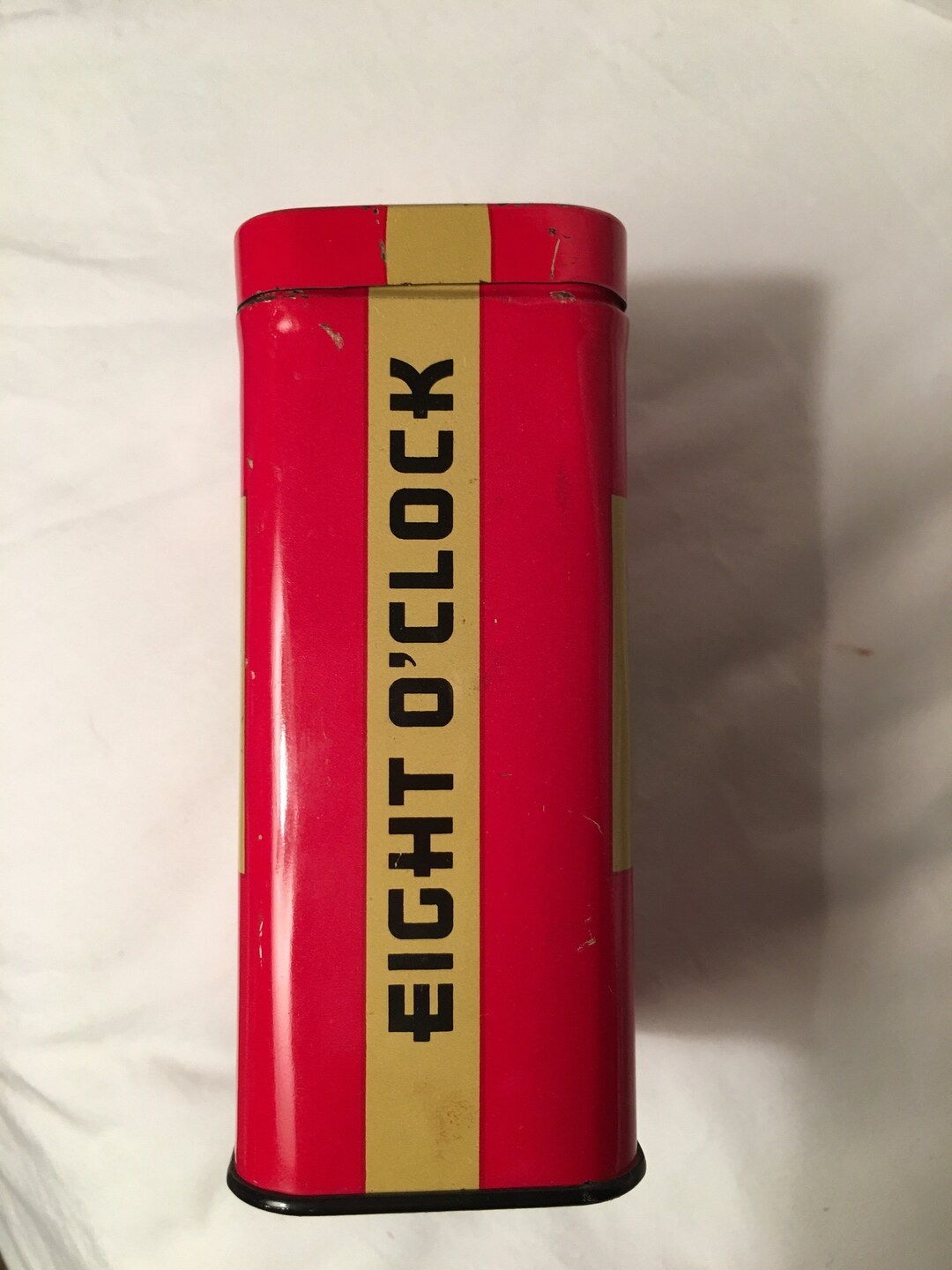 Red Circle Coffee Tin Bank - Etsy