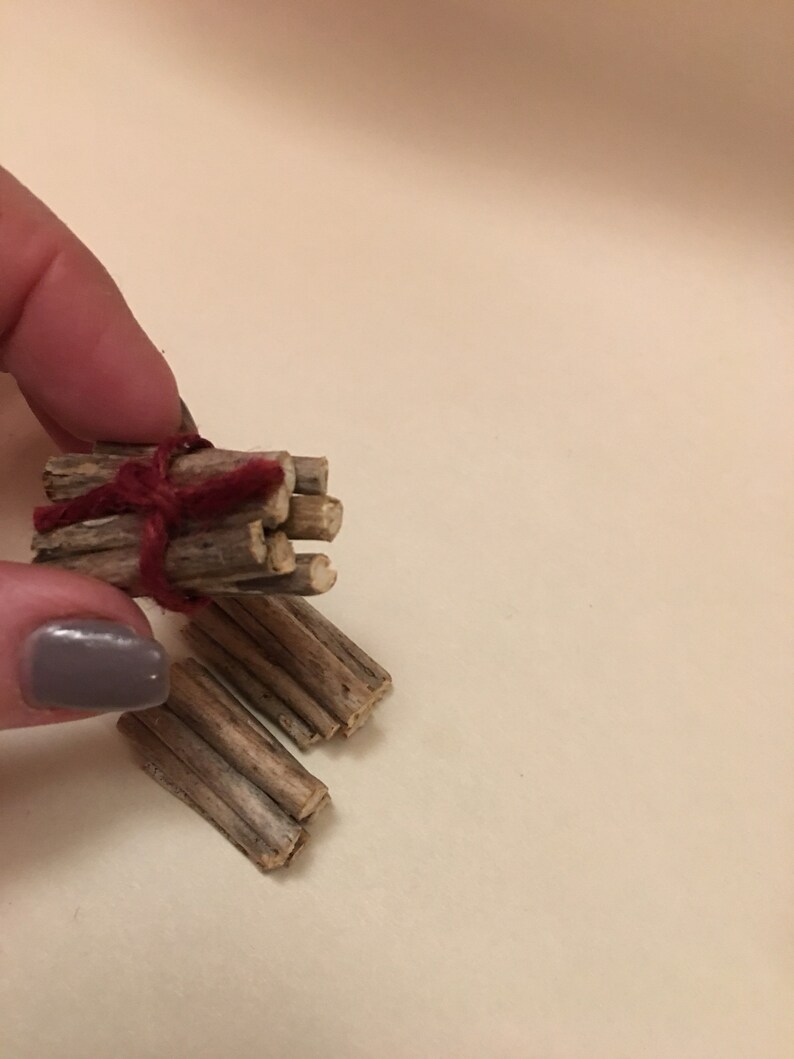 Mini Firewood Bundles for Your Rustic Dollhouse - Etsy