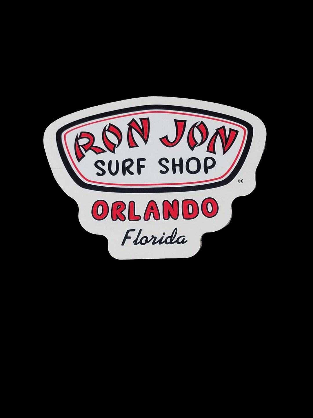 RON JON Surf Shop ORLANDO Vinyl Decal for Car, Truck, Boat or Window ...