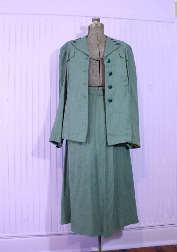 1940s Girl Scout Troop Leader 2 piece Set - Gem