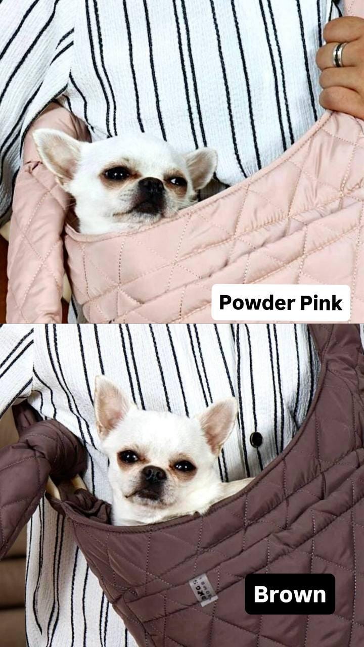 Hands-free Pet Sling, Stylish Dog Carrier, Cat Sling, Small Dog Sling ...