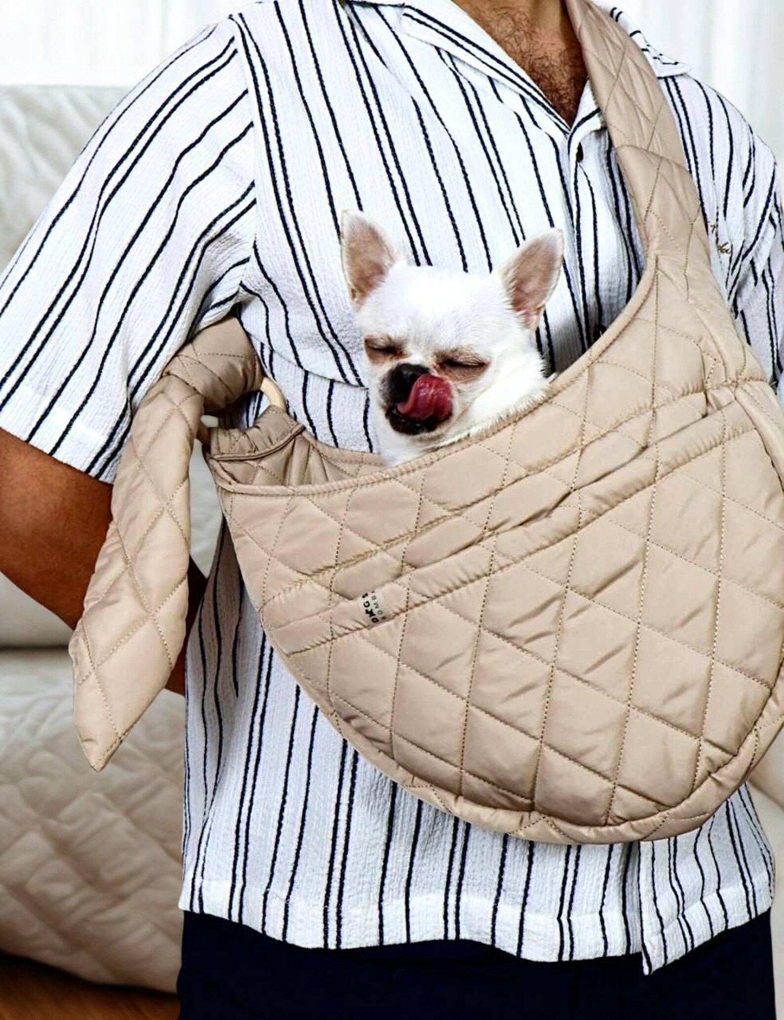 Hands-free Pet Sling, Stylish Dog Carrier, Cat Sling, Small Dog Sling ...