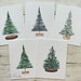 Watercolor Forest Cards 8 Blank Forest Cards Watercolor Landscape Cards ...