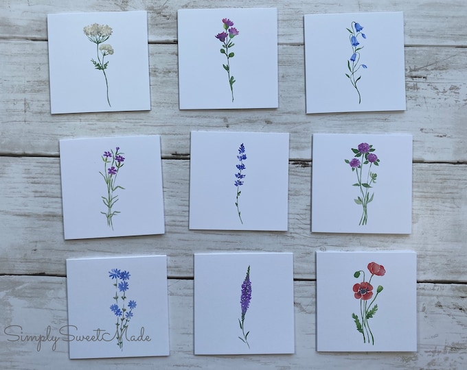 Mini Note Cards, Bulk Mini Notecards, 3" X 3" White Embossed Paisley ...