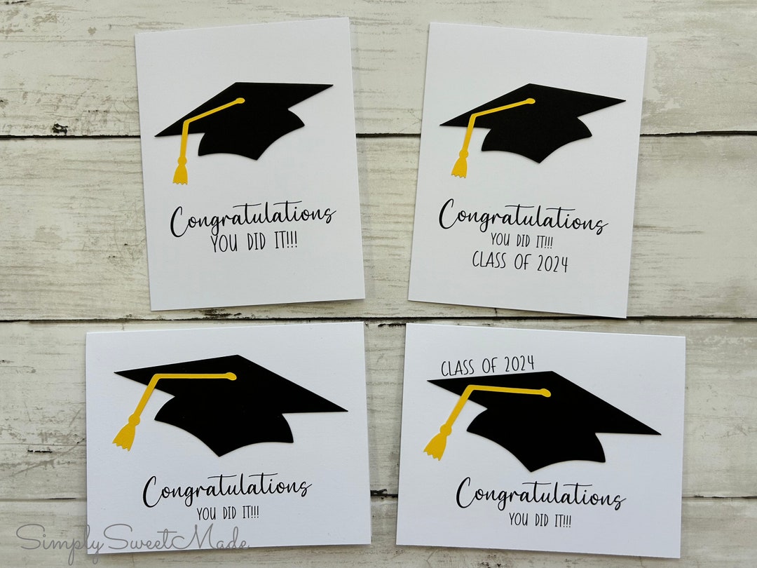 Graduation Cards 6 Blank Graduation Greeting Cards Handmade Cards ...