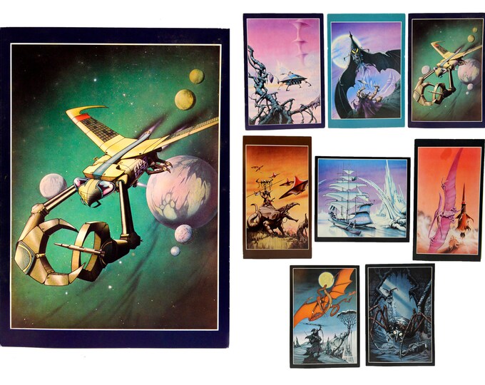 Rodney Matthews, Set of 8, Poster Cards, 1970s, Fantasy Art, Michael ...