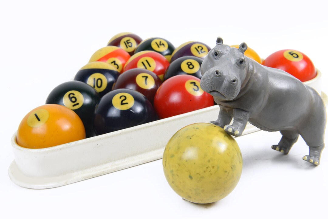 Billiard Ball Set,bakelite, Albany Billiards, Mid Century, Game Room ...