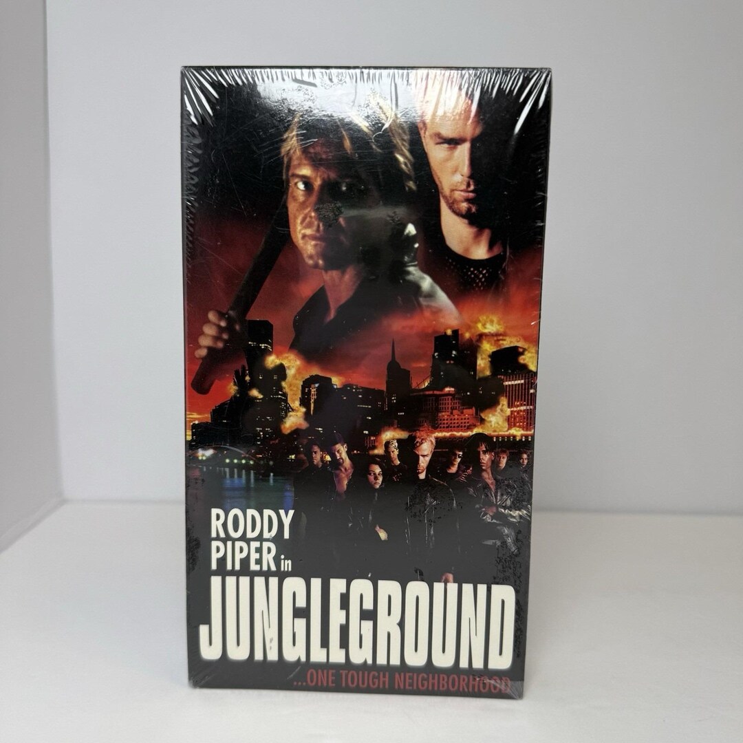 Jungleground VHS Factory Sealed Roddy Piper 1995 Action Movie Triboro ...