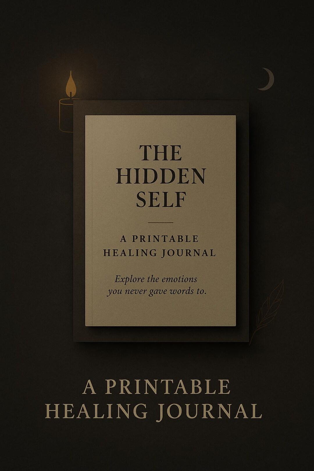 The Hidden Self | Printable Healing Journal | Guided Reflection Prompts ...
