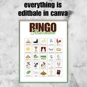 Resurrection Bingo Cards Printable, Resurrection Games, Resurrection ...