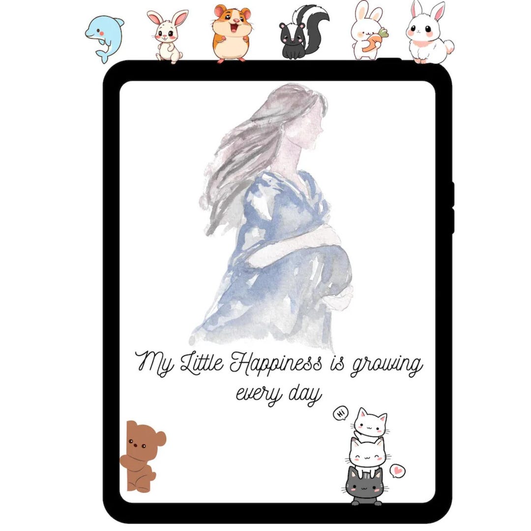 Pregnancy Planner Printable | Editable Pregnancy Journal for Moms-to-be ...