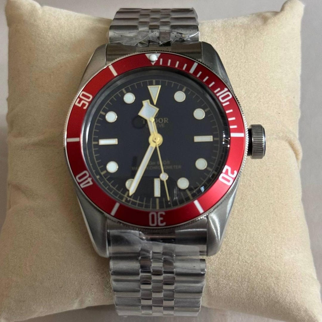 Vintage Tudor Automatic Black Dial Stainless Steel Strap Men's Wrist ...