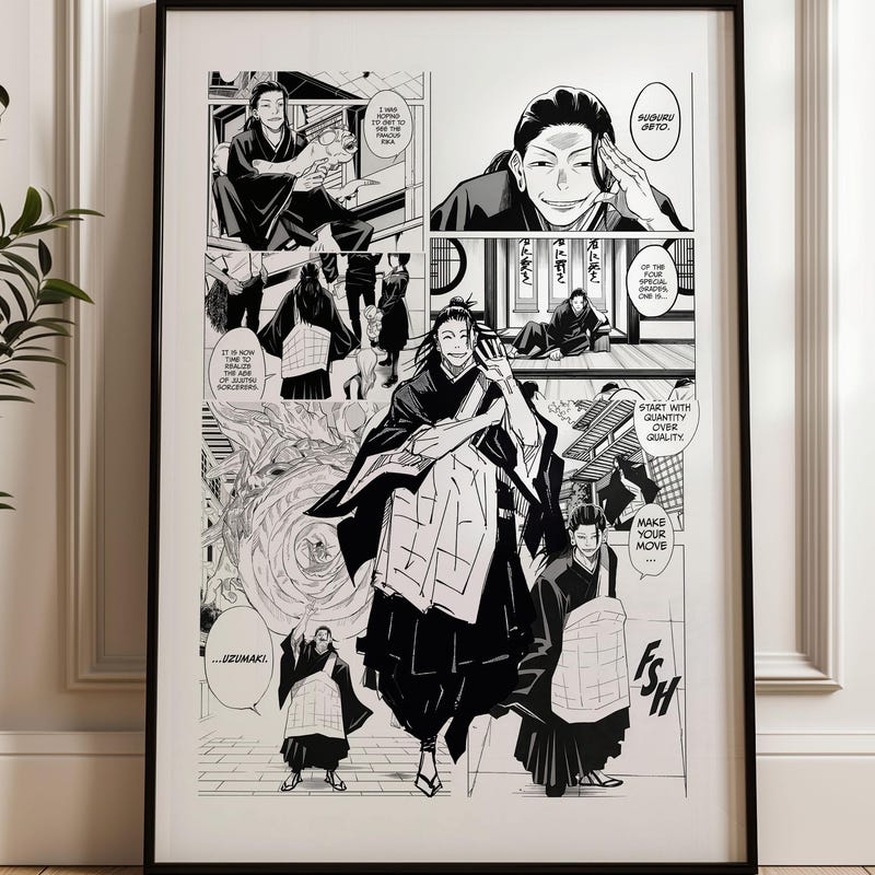 Jujutsu Kaisen Higuruma Manga Panel - Etsy Canada