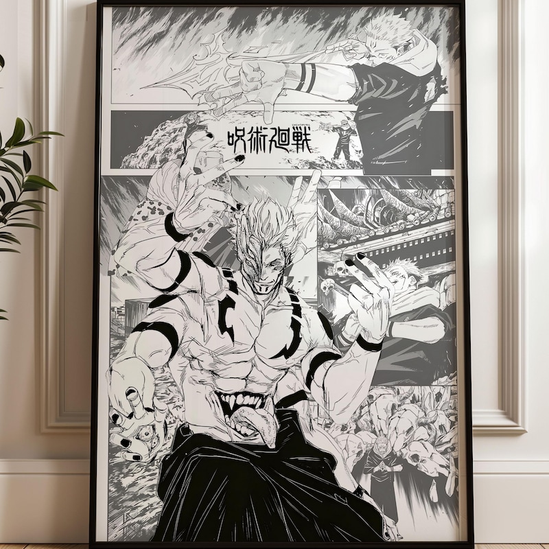 Yuji Itadori Manga Panels - Etsy