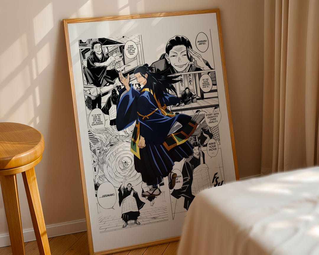 Jujutsu Kaisen Geto Suguru Poster – Curated Manga Panels – Digital ...
