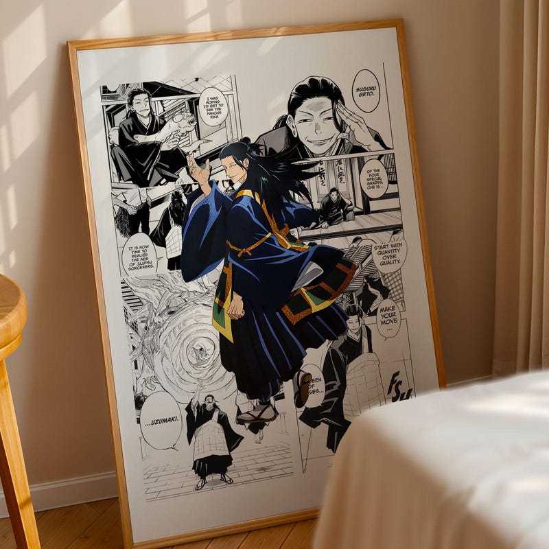 Yuji Itadori Manga Panels - Etsy