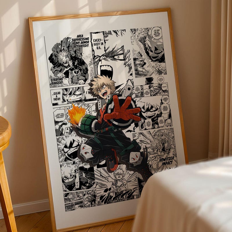 Deku Manga Panel - Etsy