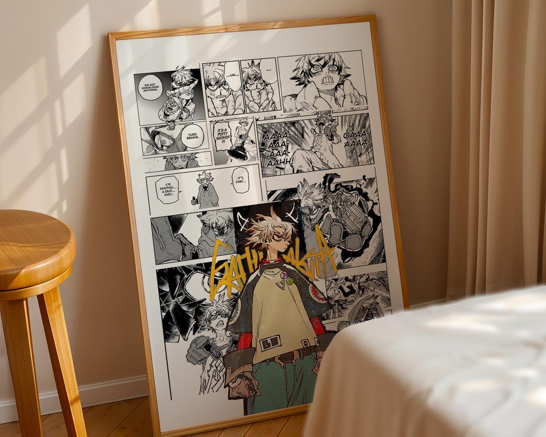 Gachiakuta Rudo Poster – Curated Manga Panels – Digital Print for Anime ...