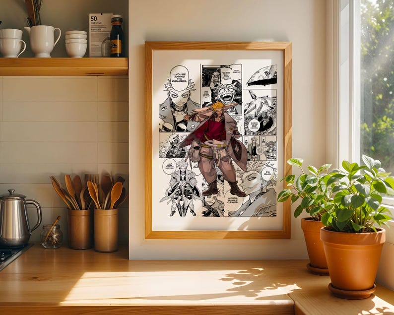 PRINTED POSTER Gachiakuta Enjin Poster: Curated Manga Panels, Anime ...