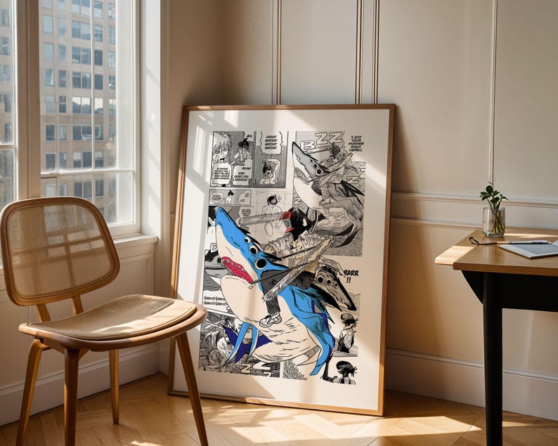 PRINTED POSTER Chainsaw Man Reze Arc Movie Poster: Beam and Denji Anime ...