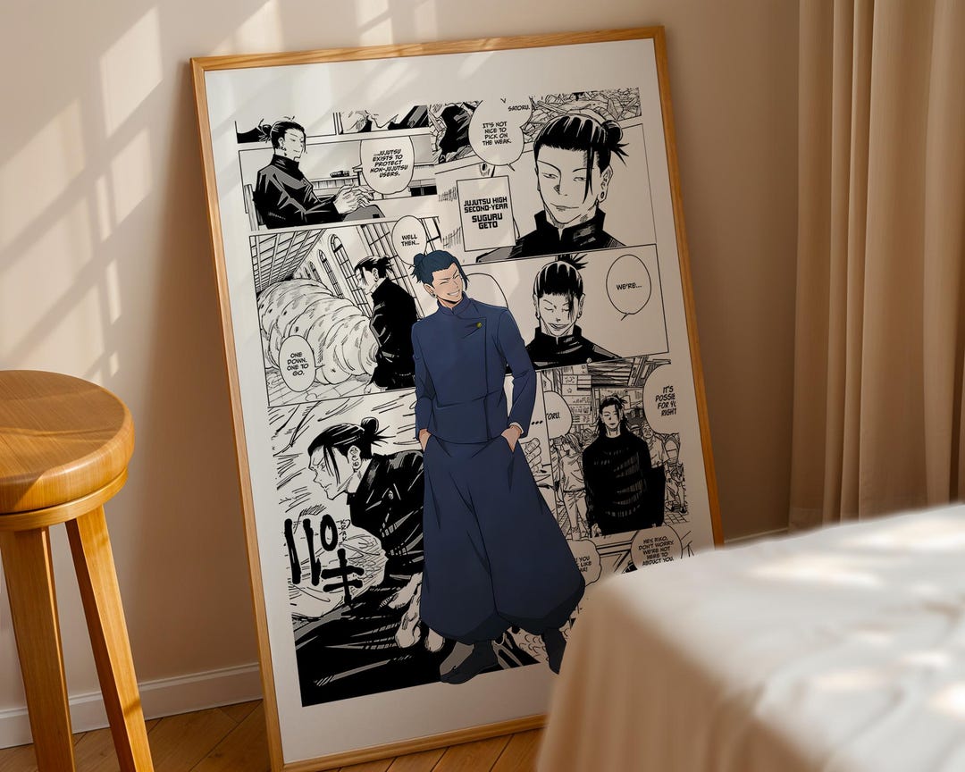 Jujutsu Kaisen Geto Suguru Poster – Curated Manga Panels – Digital ...