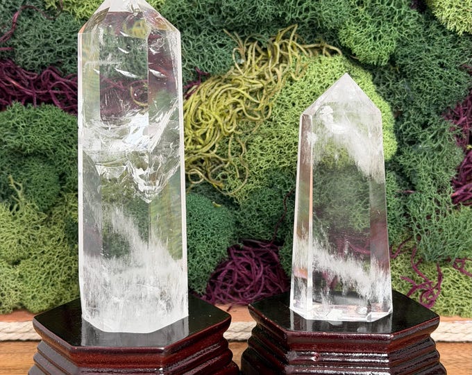 Clear Quartz Crystal Towers - Etsy