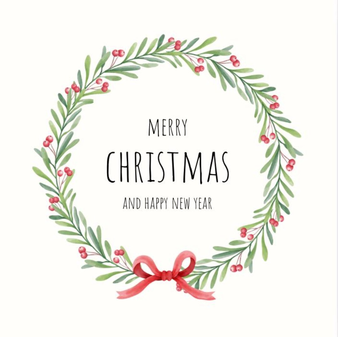 Printable Christmas Cards | Digital Holiday Greeting Cards | Instant ...