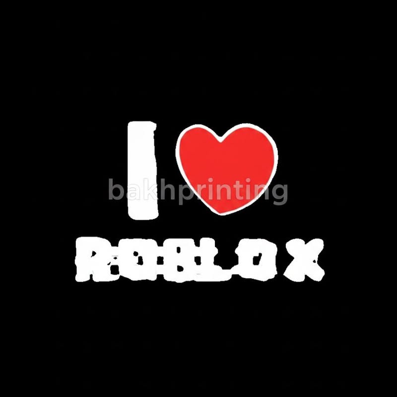 Roblox I Love T Shirts - Etsy