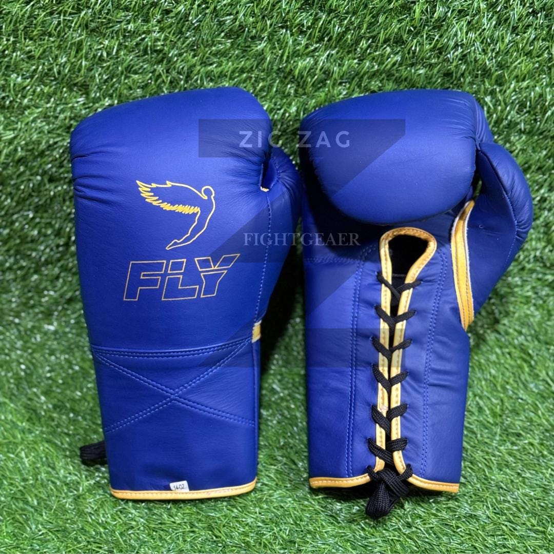 Handmade Leather Fly Boxing Gloves Professional Sparring & Training ...