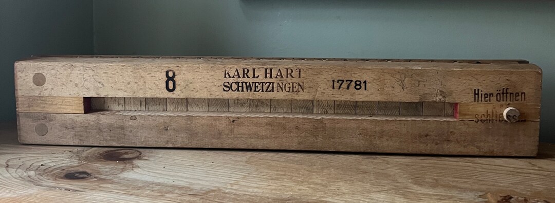 Antique Wood Cigar Mold Cigar Maker Karl Hart Schwetzingen German - Etsy