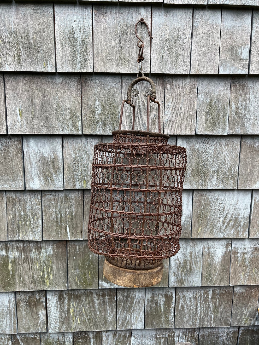 Antique Asian Chinese Wire Lantern Heibe - Etsy