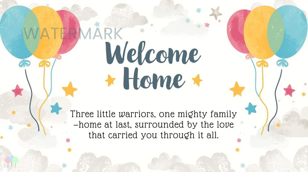 Triplet Welcome Home Card: NICU Release Congrats - Etsy