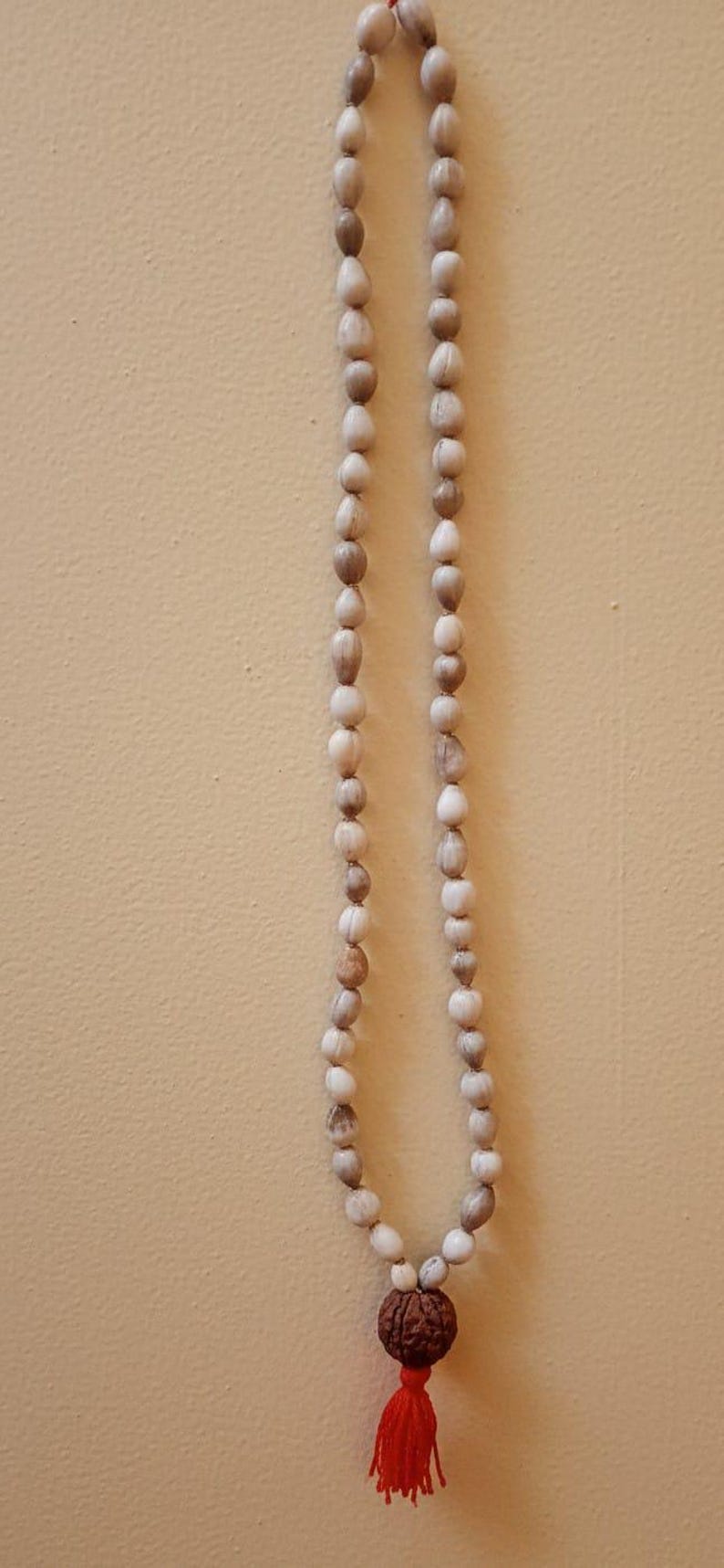 Handmade Vaijayanti Seed Mala | Rudraksha, Prayer Beads - Etsy