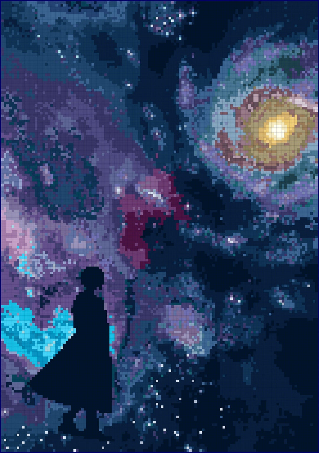 The Turn of the Universe - Sci-fi Cross Stitch Pattern - Etsy