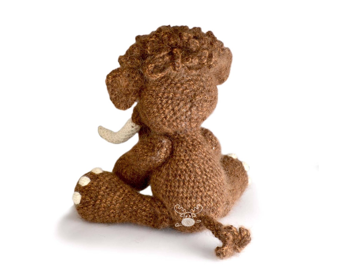 Woolly Mammoth Crochet Pattern PDF Instant Download - Mortimer - Etsy
