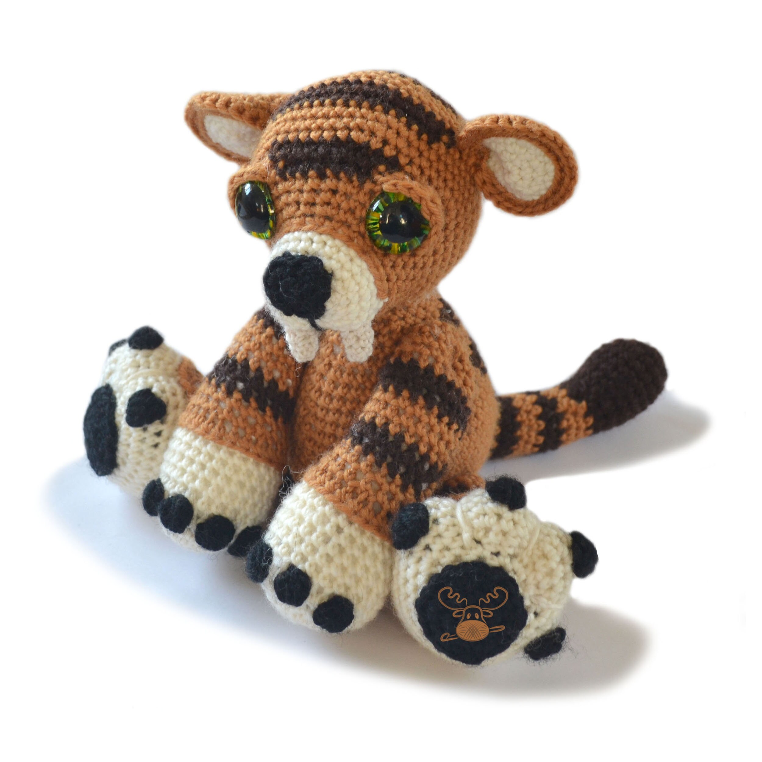 Sabre-tooth Tiger Amigurumi Crochet Pattern PDF Instant - Etsy Australia