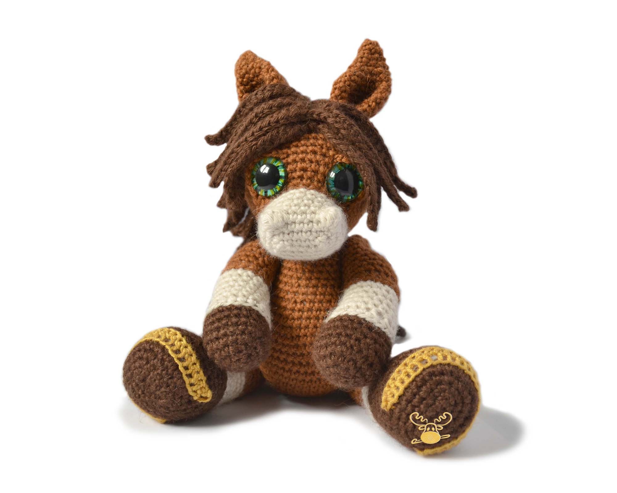 Horse Pony Crochet Pattern PDF Instant Download Penny - Etsy UK