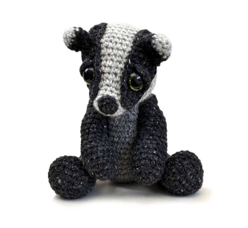 Amigurumi Badger Crochet Pattern PDF Instant Download - Ambrose - Etsy