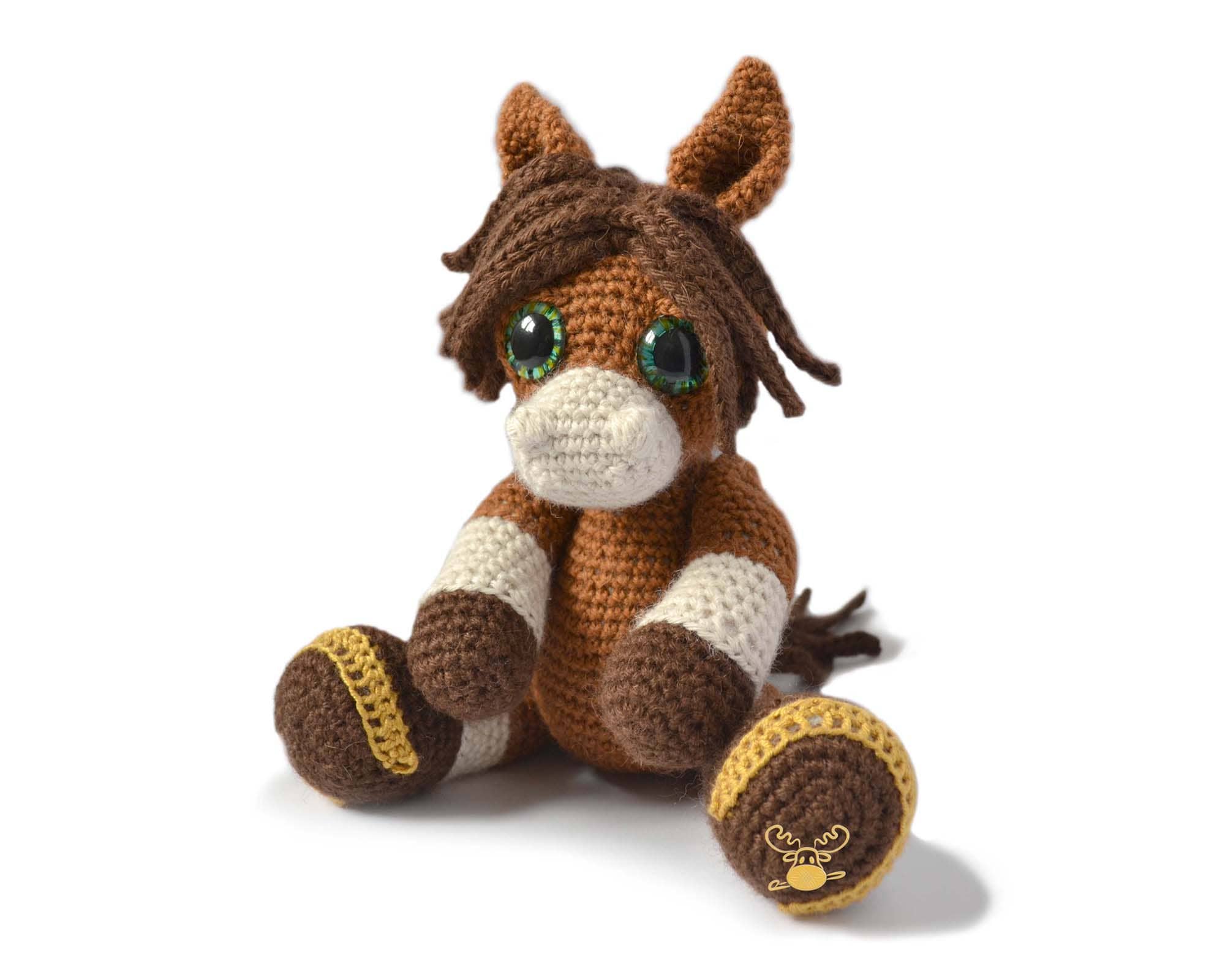 Horse Pony Crochet Pattern PDF Instant Download Penny - Etsy UK