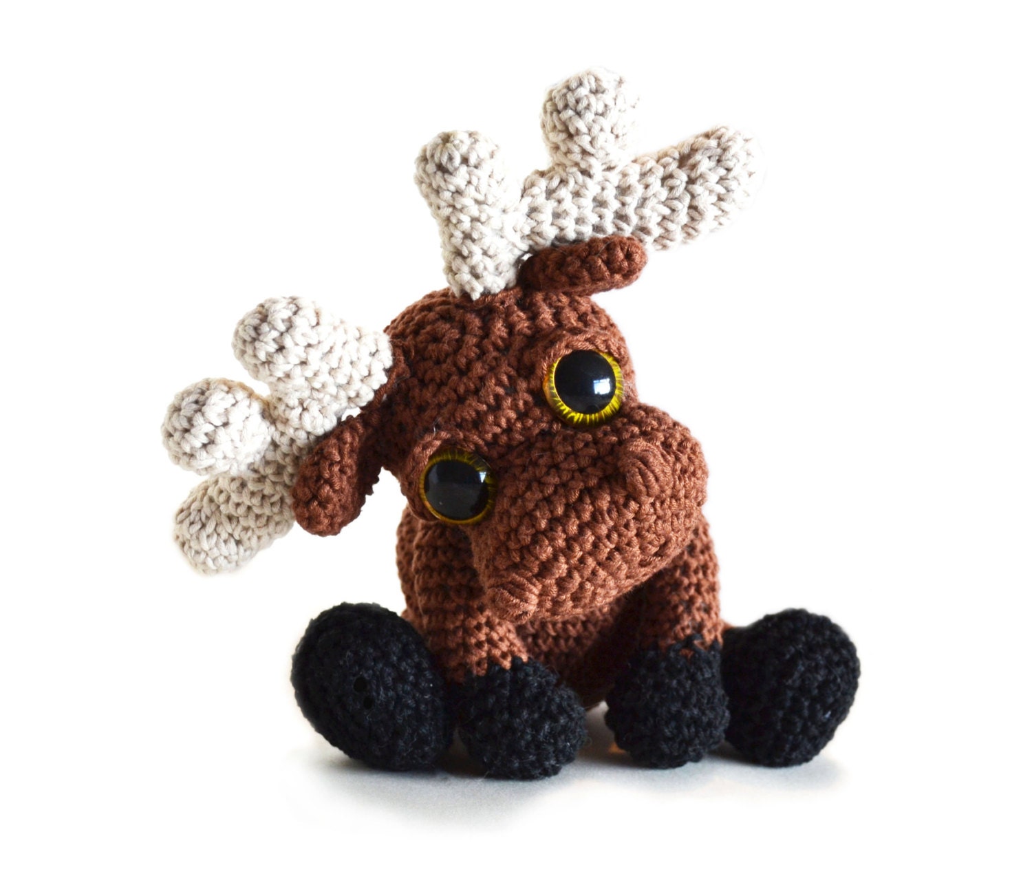 plush pattern Crochet moose pattern amigurumi moose cute animals ...
