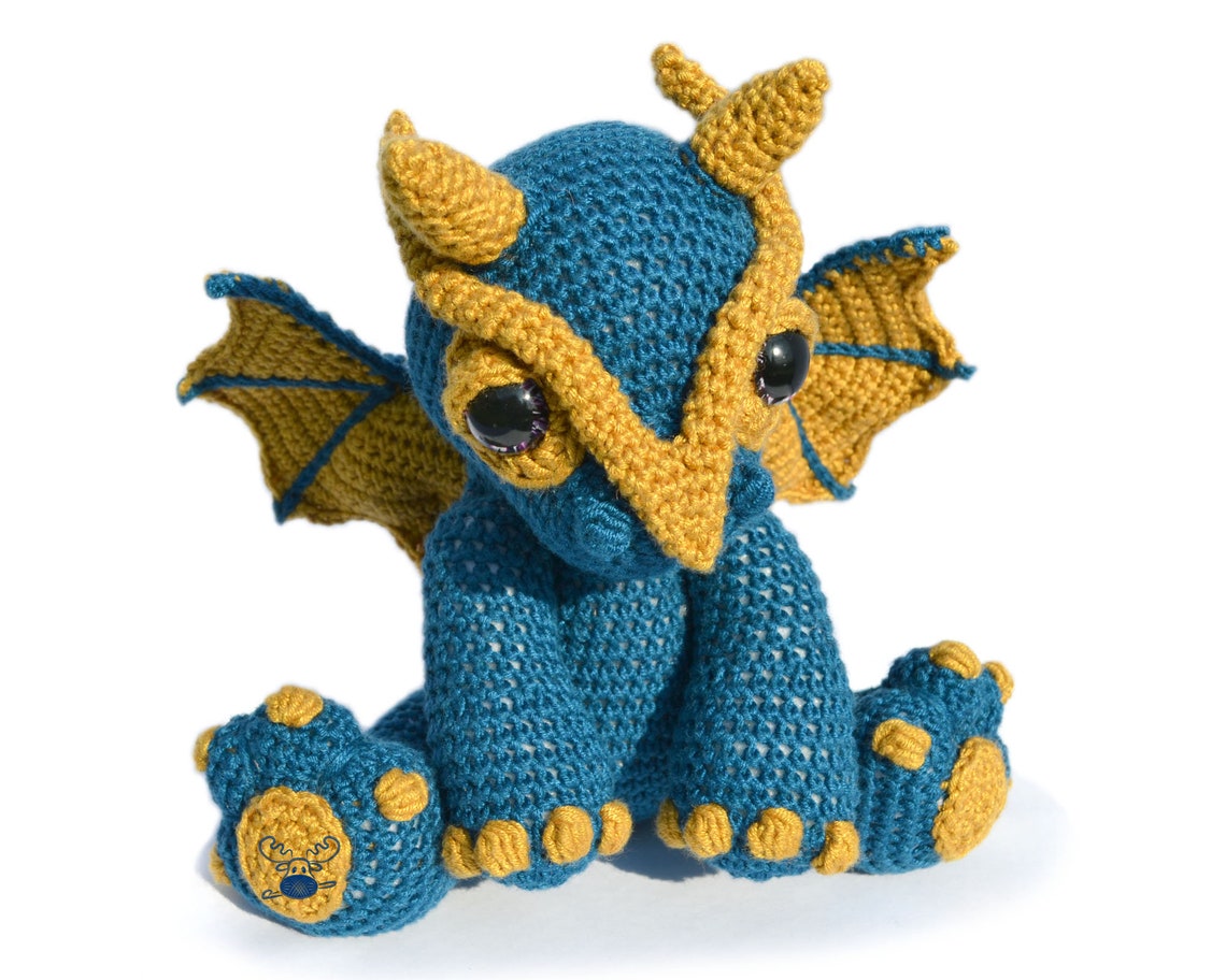 Dragon Amigurumi Crochet Pattern PDF Instant Download - Clancy - Etsy UK