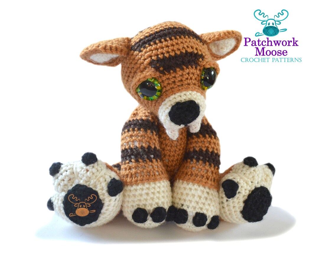 Sabre-tooth Tiger Amigurumi Crochet Pattern PDF Instant Download ...