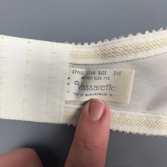Vintage Vassarette 34C Longline Strapless Bra White L… - Gem