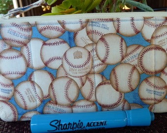 Baseball Pencil Pouch - Etsy