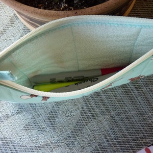 Handcrafted Sock Monkey Zipper Pencil Case/ Travel Bag/ Pouch/ Gadget ...