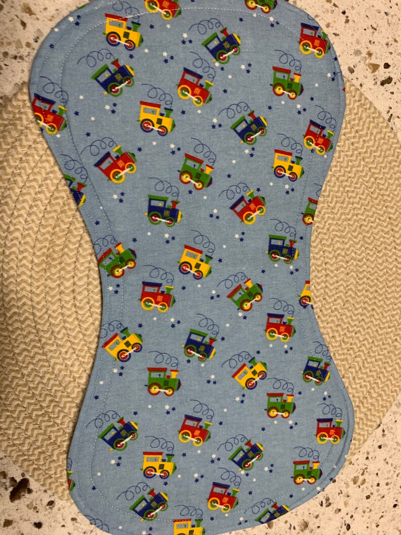 Handmade Flannel Baby Burp Cloths, Shoulder Burp Cloths, Infant Burp ...