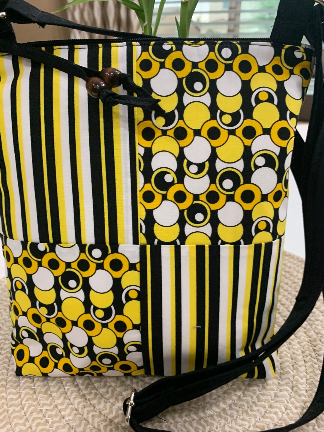 Handcrafted 4 Patch Cross Body Purse/ Shoulder Bag/ Sling Bag in Bold ...