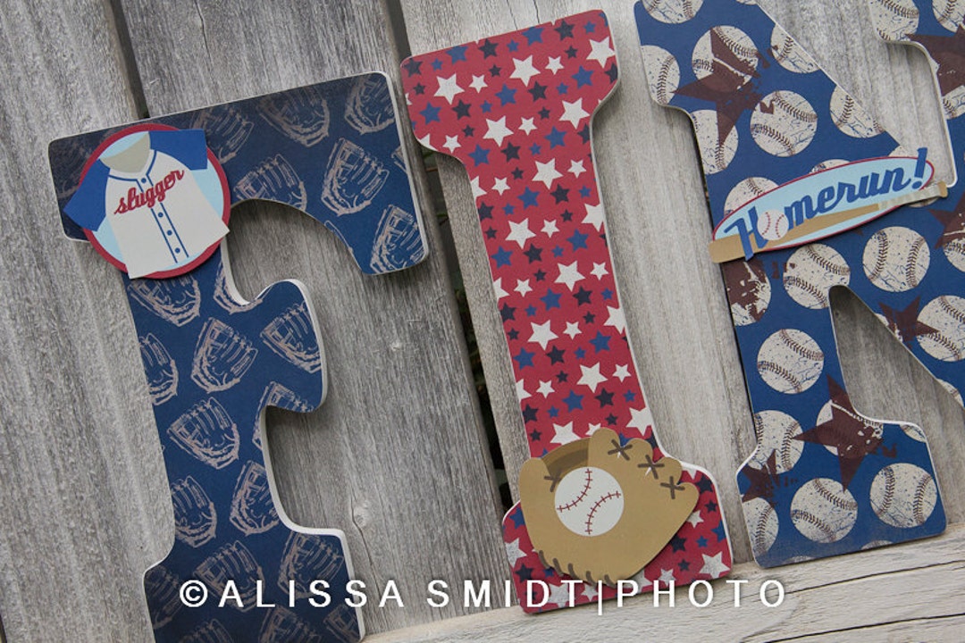 12 Inch Size Large Nursery Letters Custom Nursery Wooden - Etsy
